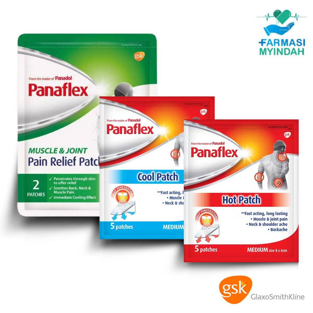 Panaflex Muscle & Joint Patch Hot/ Cool 5 Patches | Shopee Malaysia