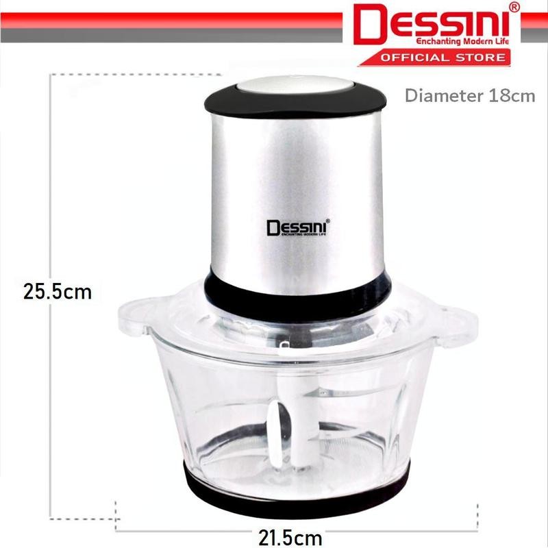 DESSINI ITALY Pemotong Kapsul Spin Chopper Blender Pengisar Pengadun ...