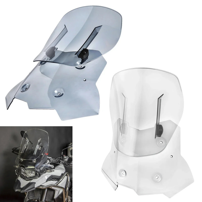 WAASE Adjustable Windscreen Windshield Wind Deflector Shield Screen ...