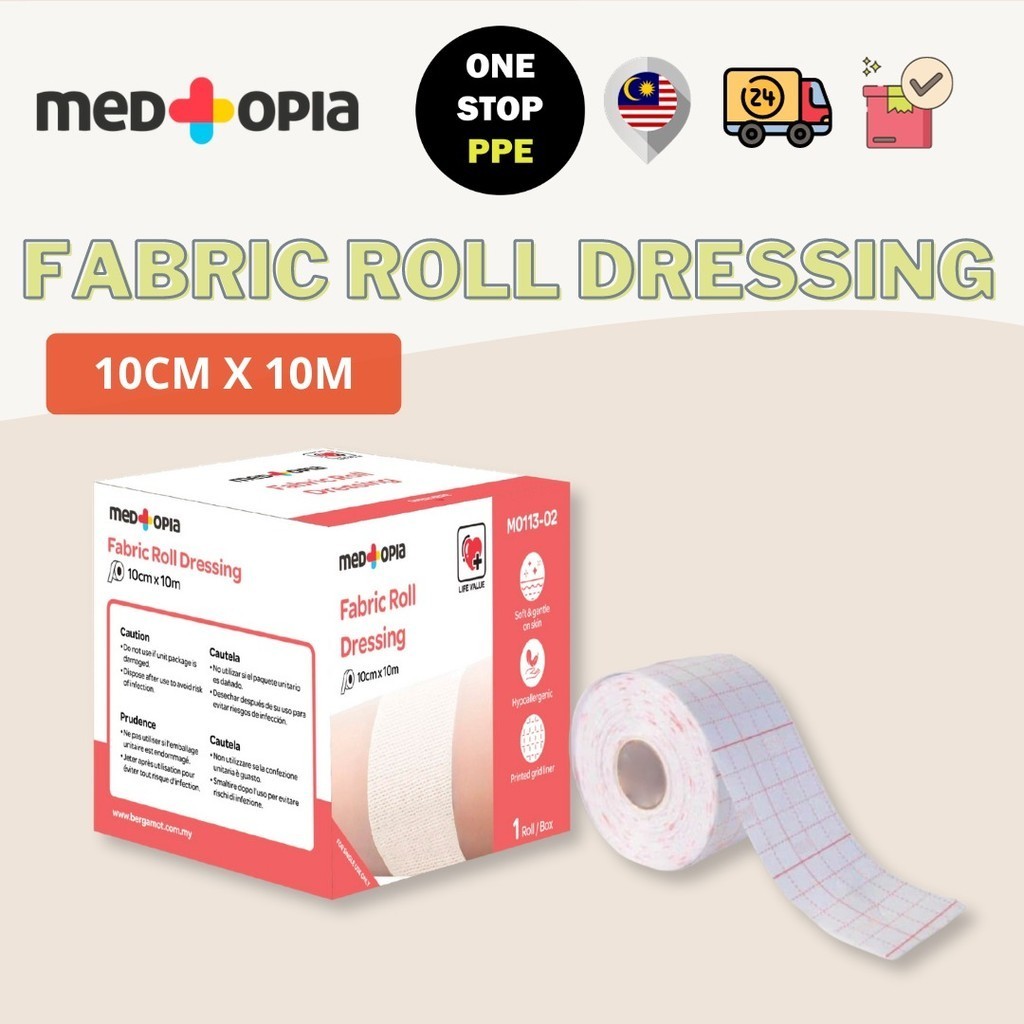 Non-Woven Fabric Roll Dressing | 10cm x 10m - 1 roll | Shopee Malaysia