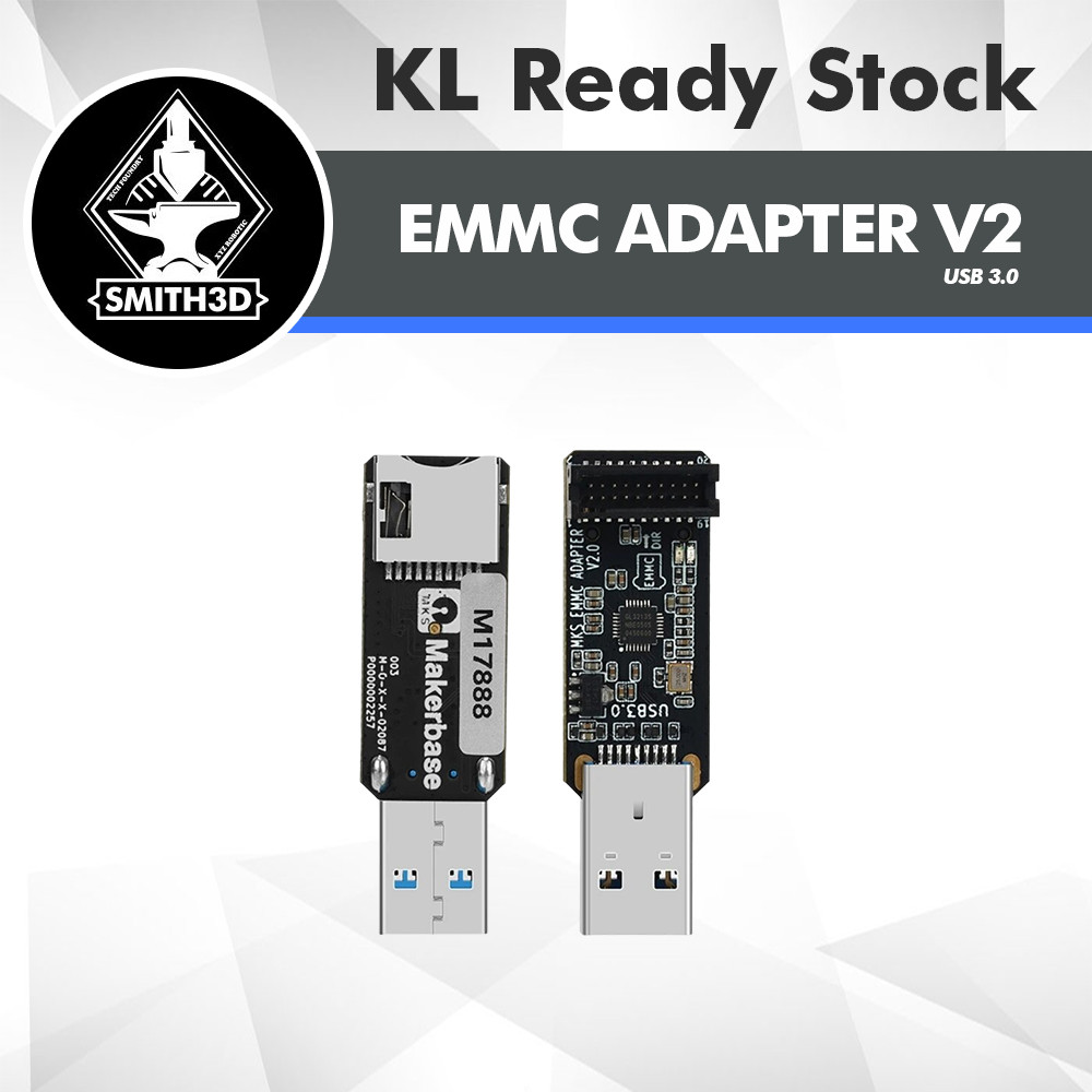 MKS EMMC Adapter V2 USB 3.0, TF Card reader USB 3.0 for MKS EMMC Module ...