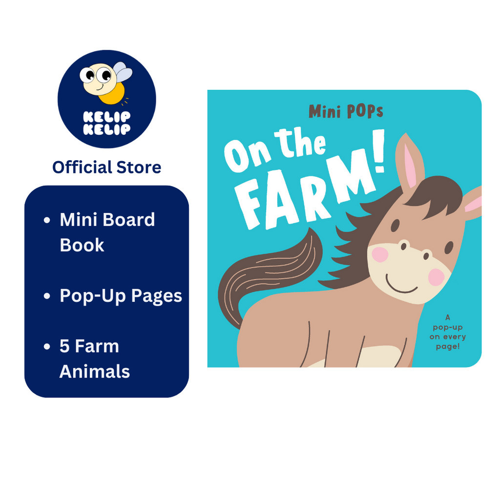 On The Farm Pop Up Board Book For Kids With Animals Pop Up Pages ...