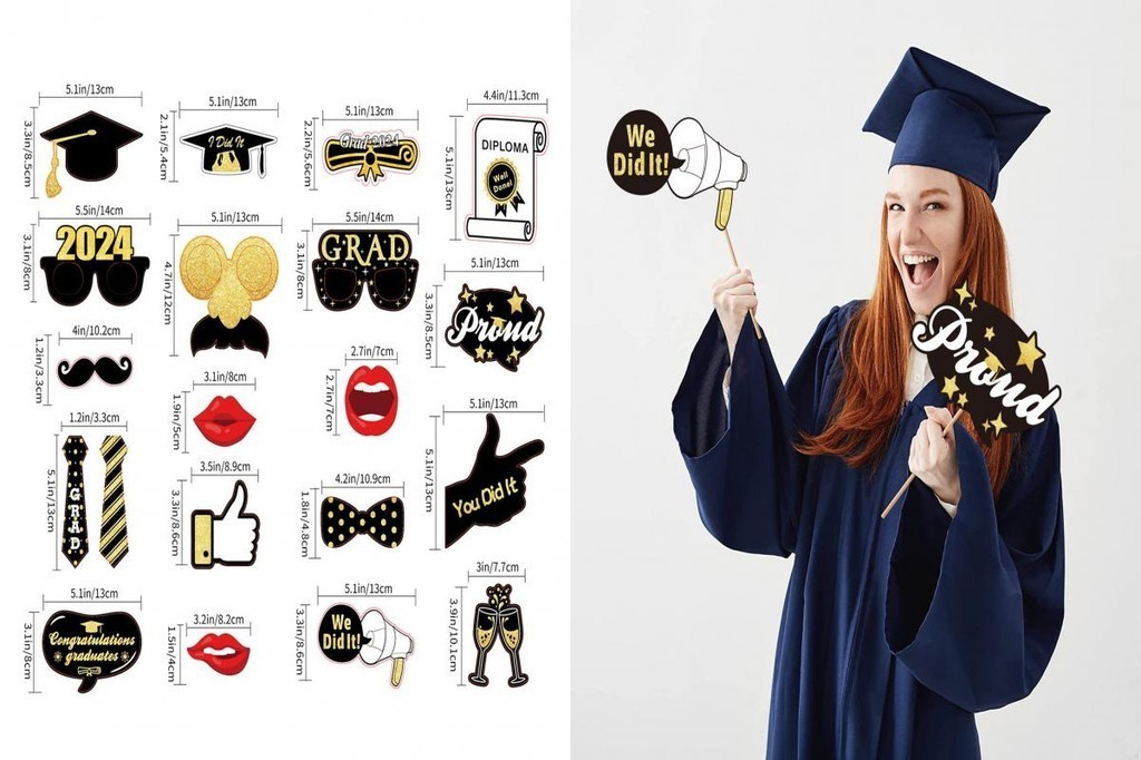MX_ Graduation Theme Decor Decorative Graduation Placard 2024 ...