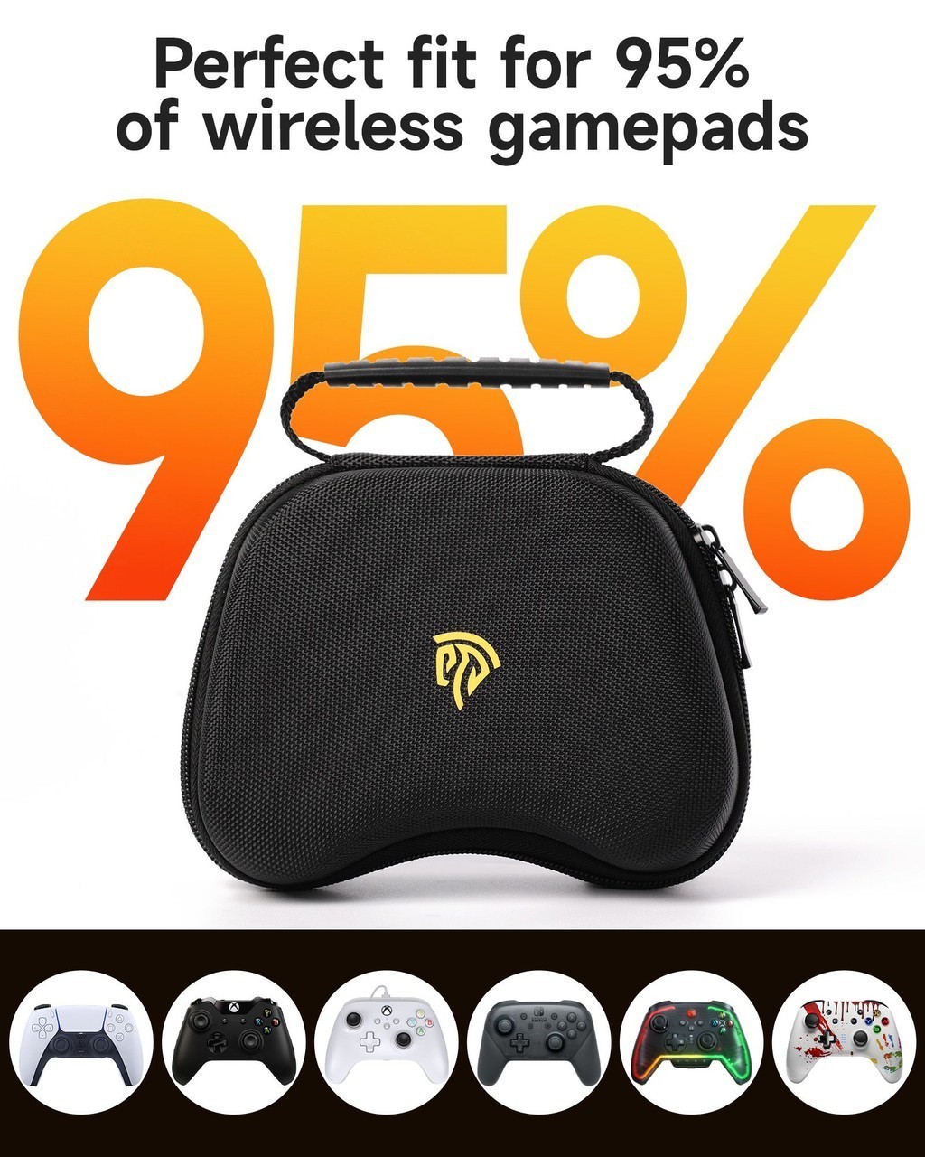 EasySMX Premium Universal Game Controller Travel Case Gamepad Storage ...