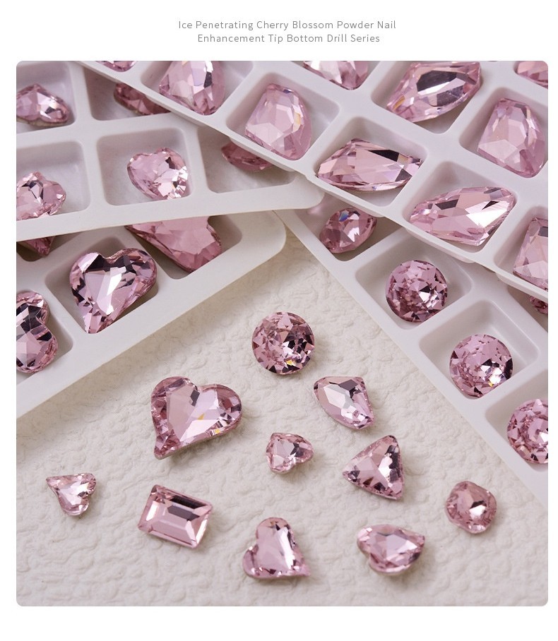 K9 AB Artificial Ploy with A Pink 3D Shape for Decoration of 10 Pieces ...