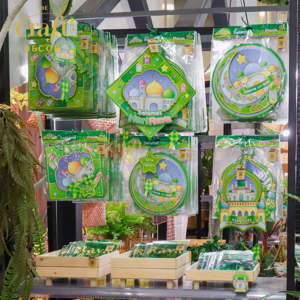The Craft Decor Hari Raya Hanging Decoration | Wall Ceiling Glitter ...
