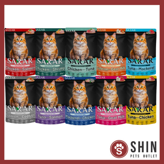 Sarar Cat Pouch 80g/Makanan Kucing Basah/Cat Wet Food | Shopee Malaysia