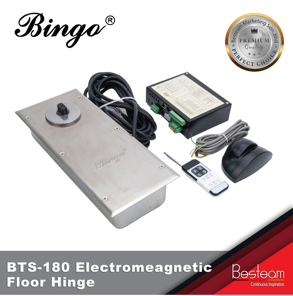 Bingo BTS-180 Electromagnetic Floor Hinge / Floor Spring Set | Shopee ...