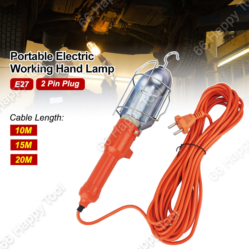 10M 15M 20M Industrial Working Hand Lamp E27 Socket Cable (No Include ...