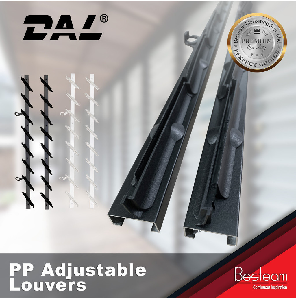 DAL PP Adjustable Window Louver With 6 inch Blade (Pair) | Shopee Malaysia