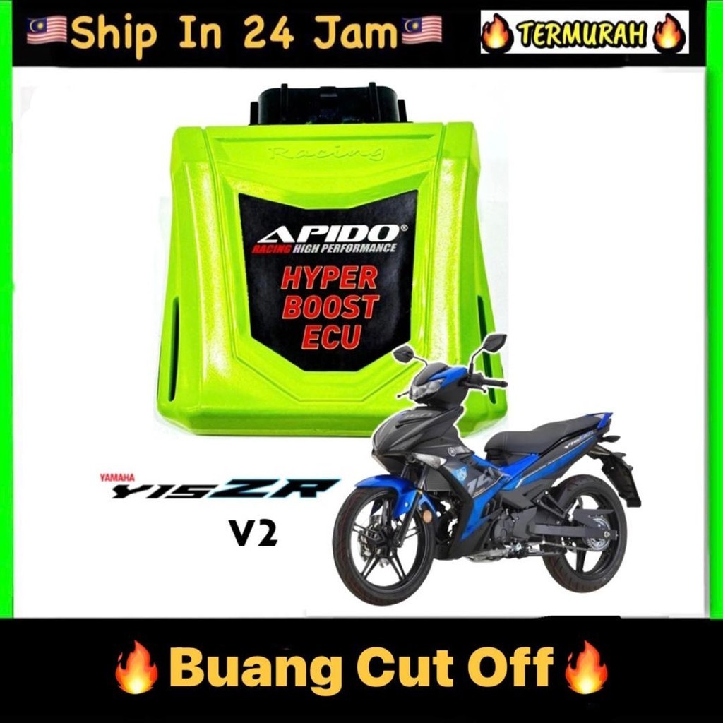 Y15zr V2 Apido Racing ECU Hyper Boost ECU PNP No Dyno No Cut OFF ...