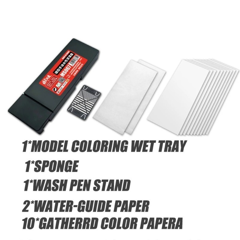 Portable Wet Palette for Acrylic Painting Gundam Model Coloring Wet ...
