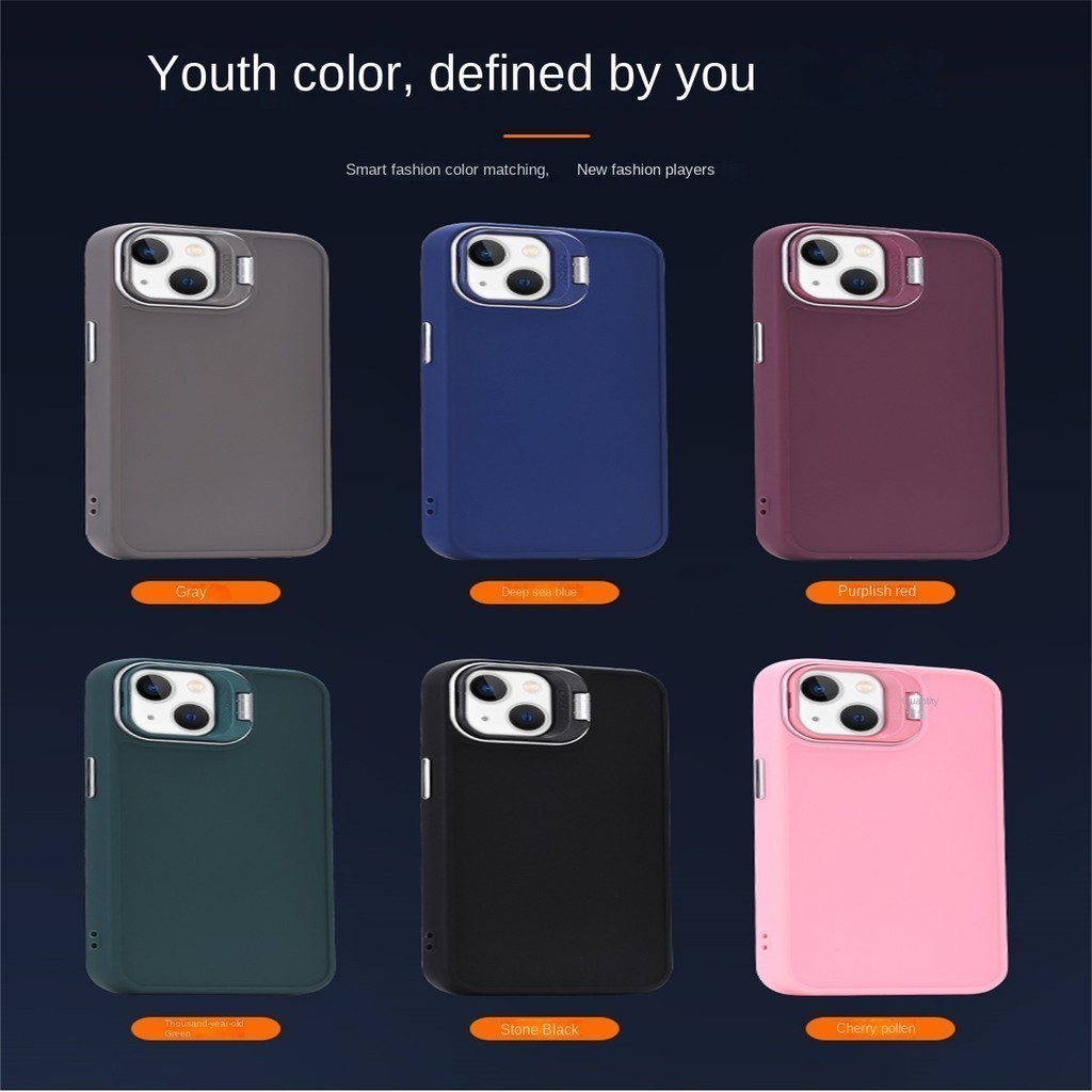 Casing The Deluxe Silicone Metal Ring Stand Case Is Compatible with The Back Cover of TheItel ...