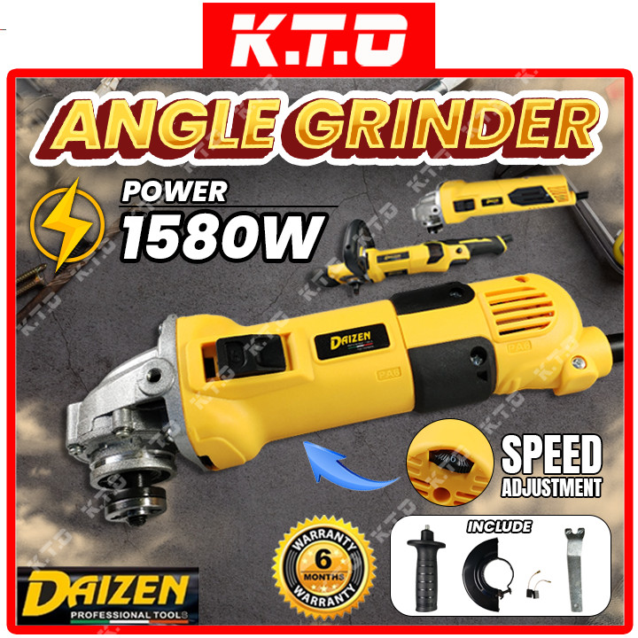 DAIZEN Professional Electric Angle Grinder Family Portable Cutting Wood ...