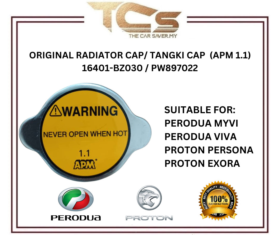 ORIGINAL RADIATOR CAP/ TANGKI CAP PERODUA MYVI, VIVA, PERSONA, EXORA ...