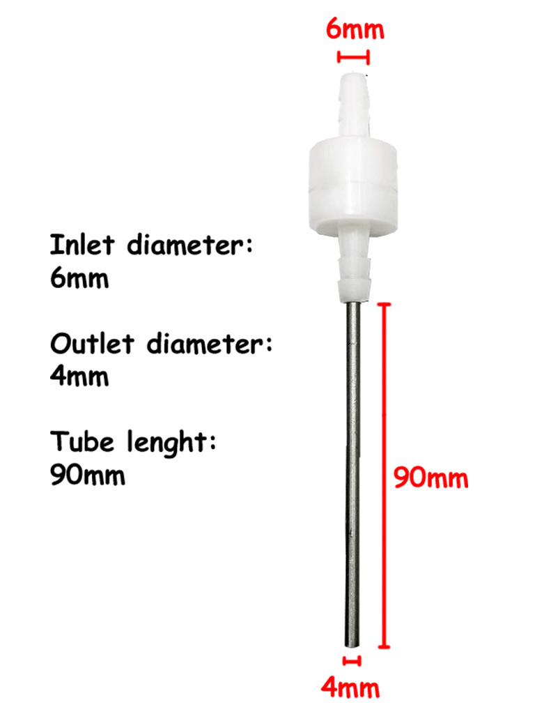 Long stainless steel tube one way valve | Shopee Malaysia