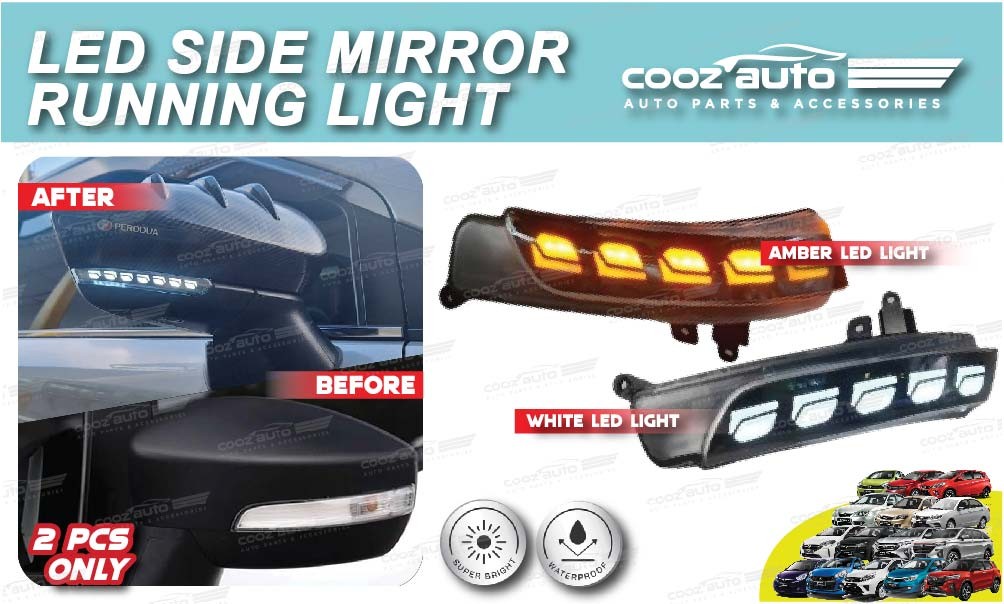 Perodua Axia Myvi Bezza Ativa Proton Saga Persona Preve LED Side Mirror ...