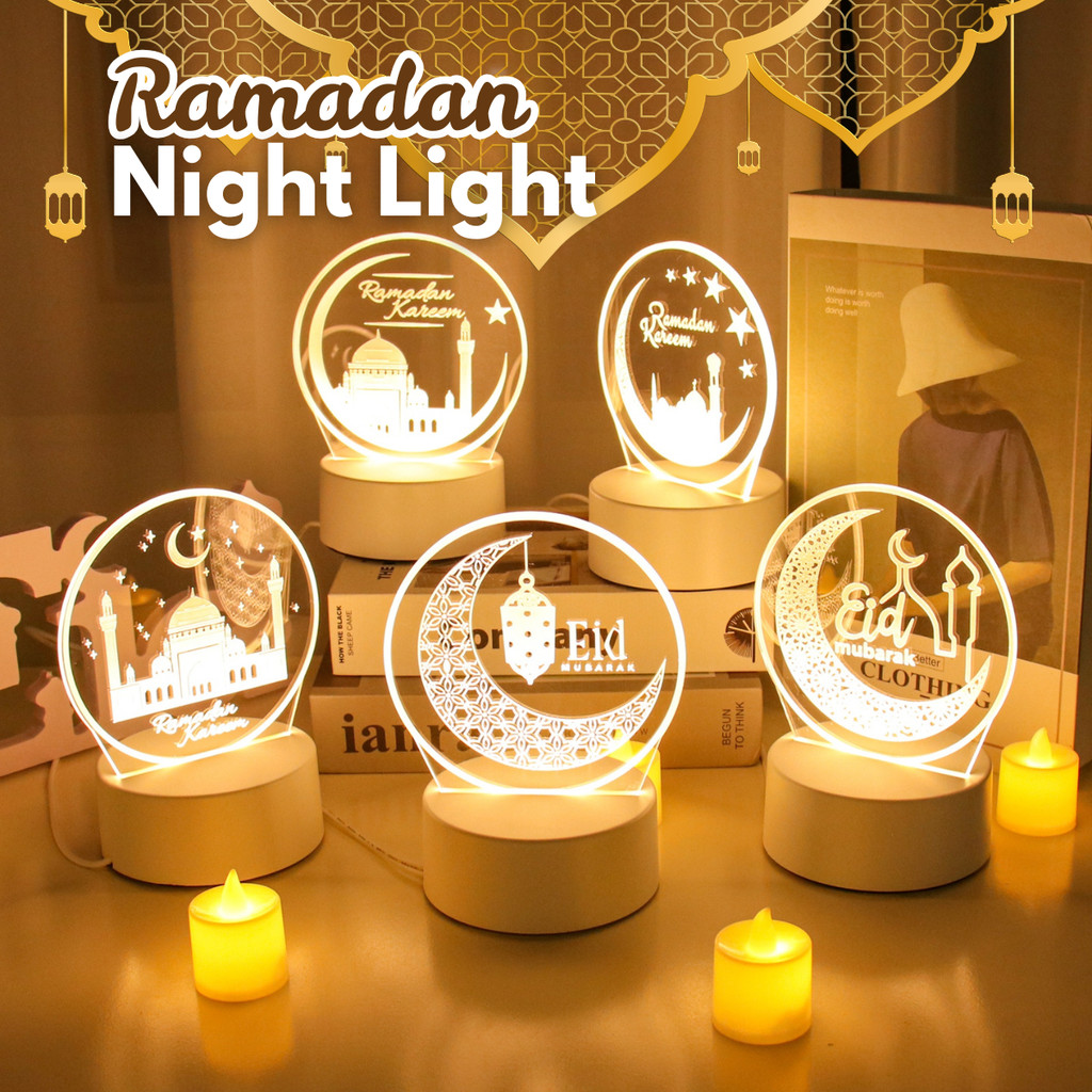 Lampu Meja Ramadan LED hiasan meja terbaik untuk bulan puasa lampu ...