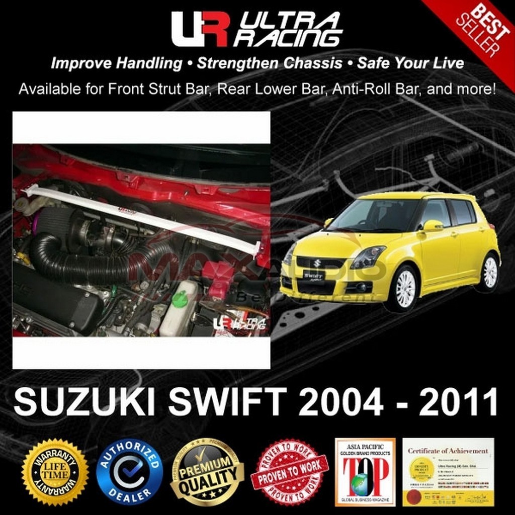 SUZUKI SWIFT 2004 - 2011 ULTRA RACING Front Rear Strut Anti-Roll Middle ...