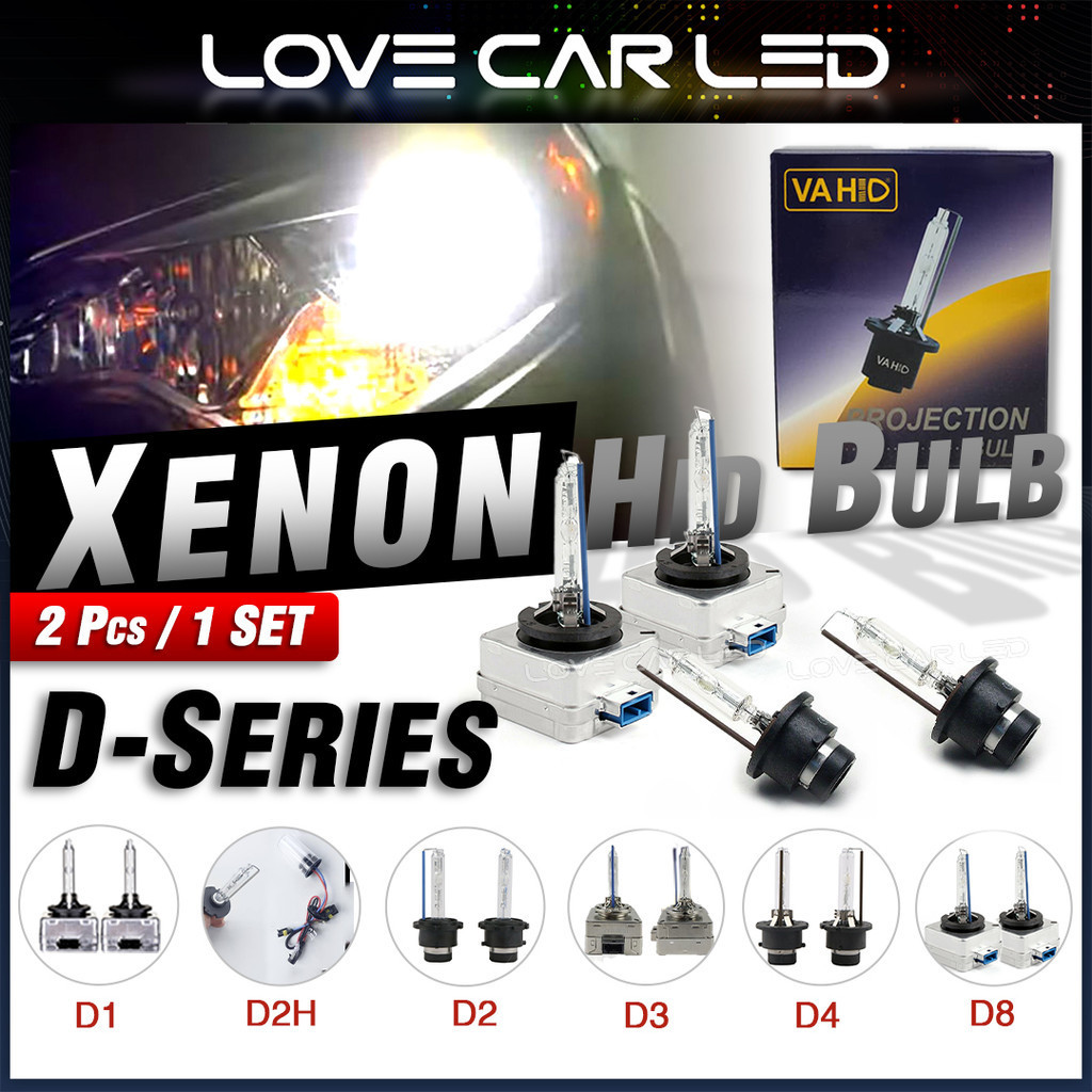 2PCS Car VAHID D Seris XENON HID Bulb Headlight Fog light D1 D2 D3 D4 ...