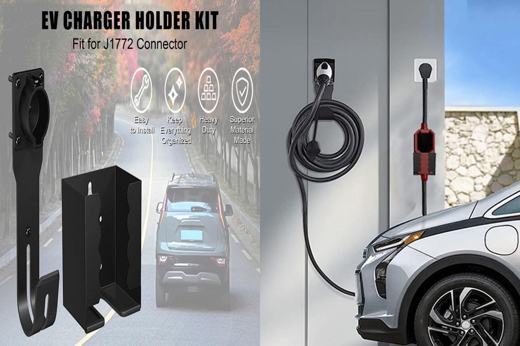 Ev Charging Station Wall Mount Bracket Wall-mounted Ev Charger Stand ...