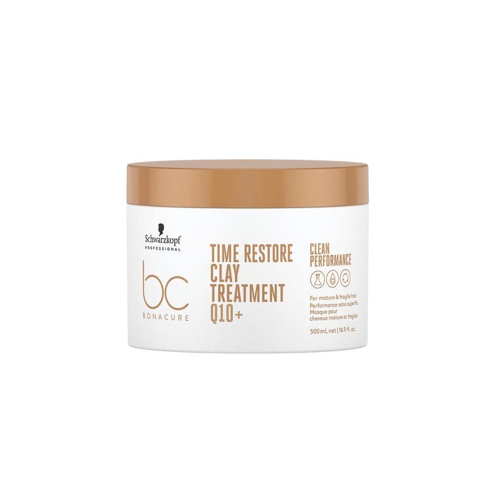 SCHWARZKOPF BC Time Restore Clay Treatment with Q10+ - 500ML (HB ...