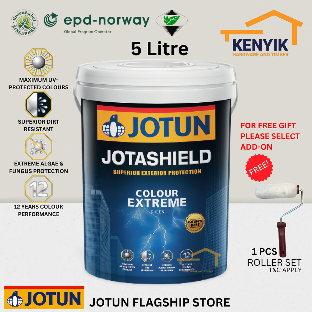 JOTUN 5L Jotashield Colour Extreme (Exterior) | Shopee Malaysia