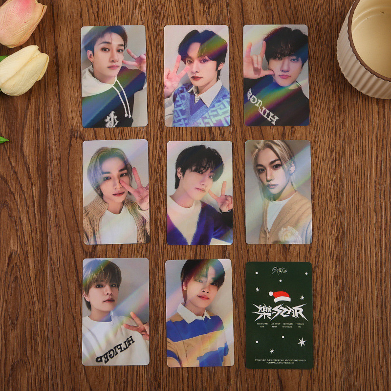 Kpop Idol Stray Kids Album Rock Star Phoro Card Hologram High Quality ...