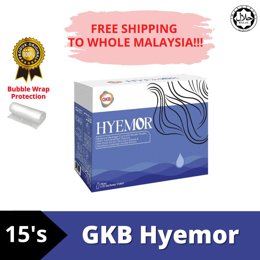 Gkb Hyemor | Prevents Hair Loss- 15 sachets | Shopee Malaysia