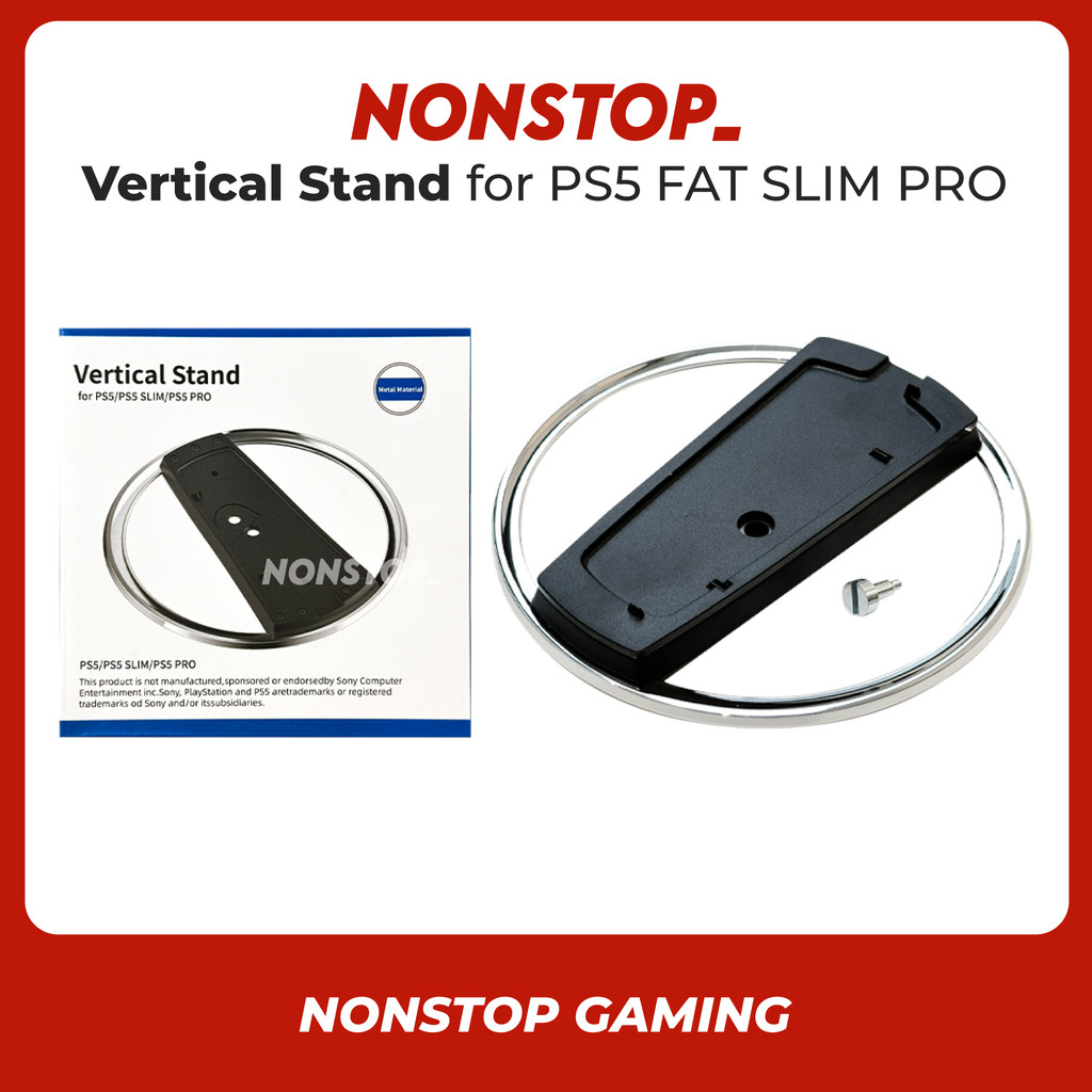 PS5 Console Vertical Stand OEM For PS5 FAT SLIM PRO Digital/ Disc ...