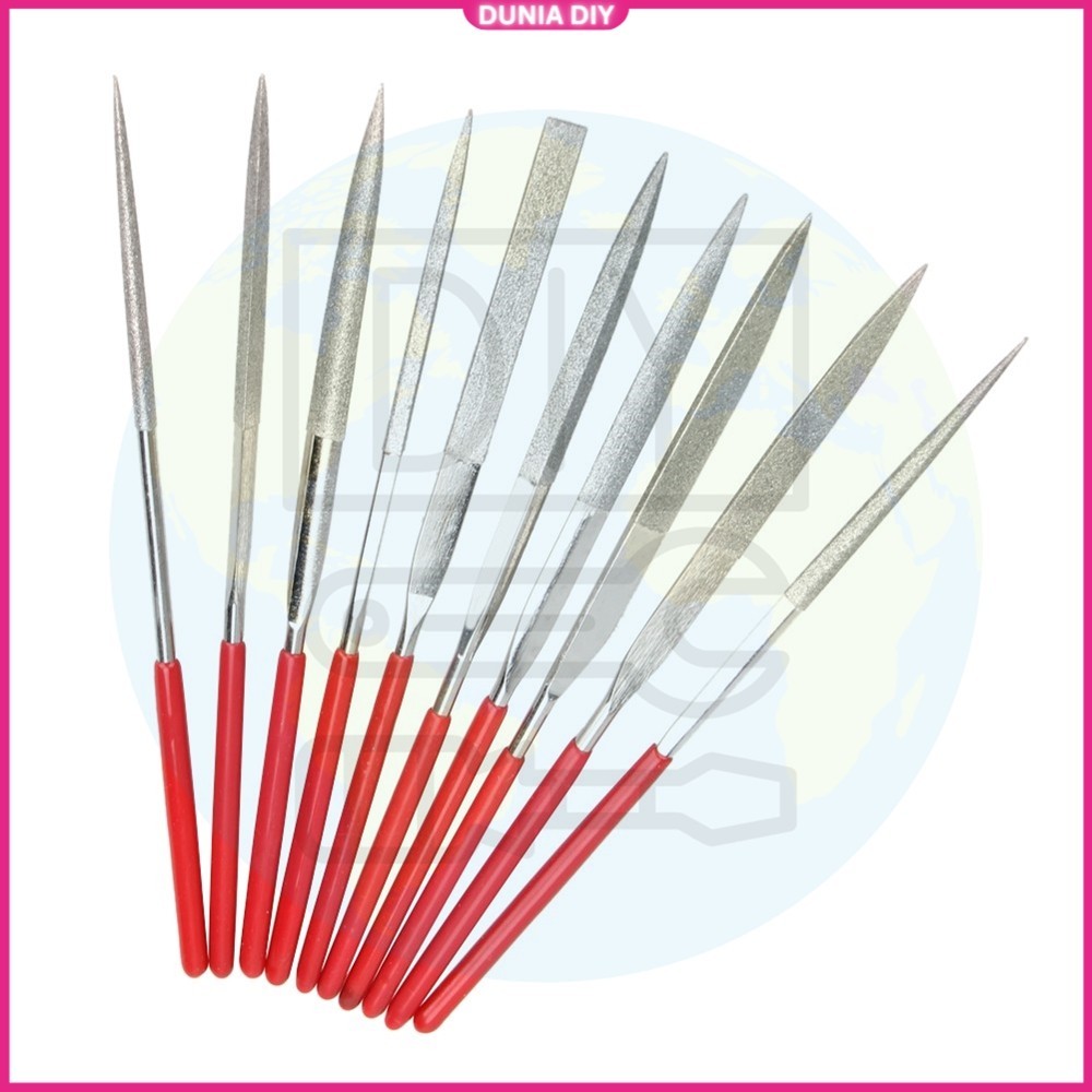 Mini Metal Rasp Diamond Needle Files Set Hand File Tool Wood Carving ...
