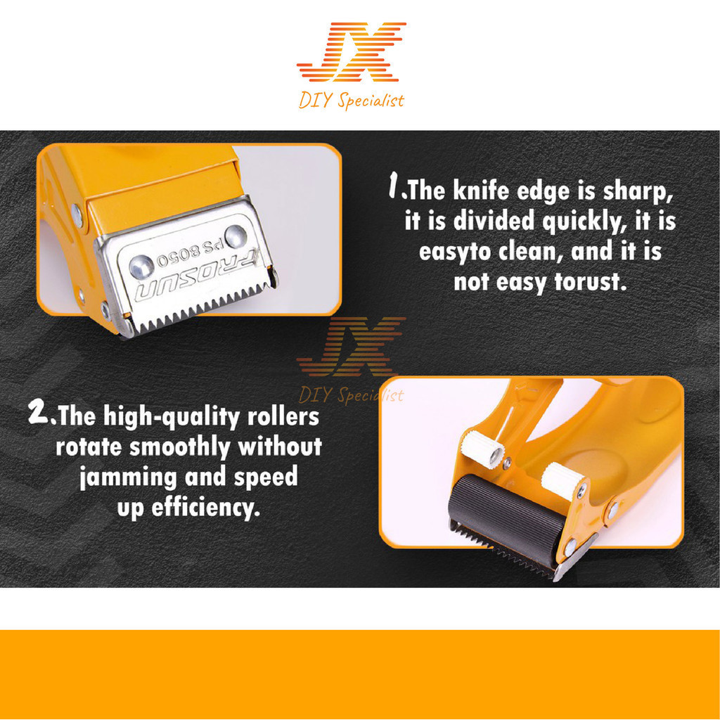 PROSUN Tape Dispenser Sealer Cutter OPP Tape Cutter OPP Tape Dispenser ...