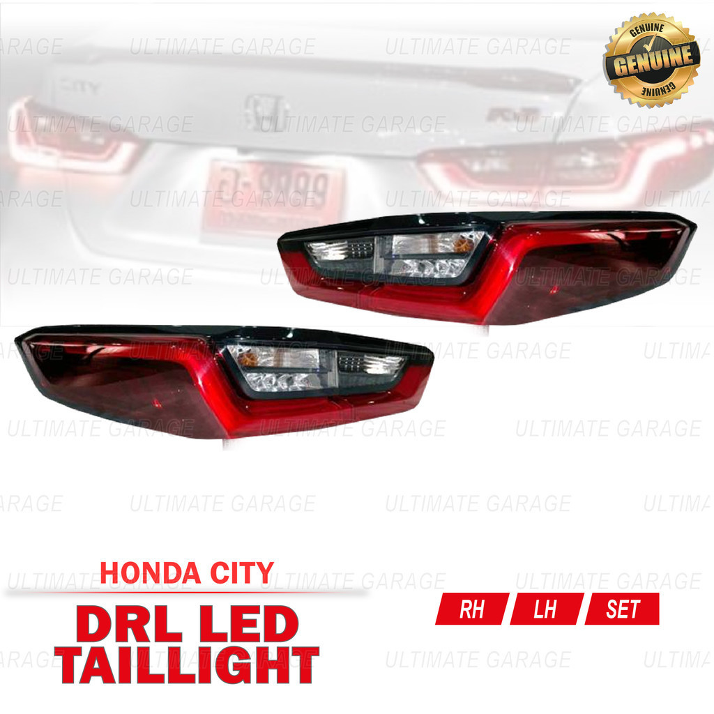 ORIGINAL CITY '20 - 22' GN TAIL LIGHT & REAR BONNET LAMP RIGHT & LEFT 1 ...