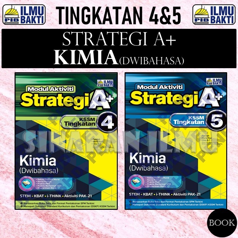 (SI)MODUL AKTIVITI STRATEGI A+ KIMIA (DWIBAHASA) TINGKATAN 4&5 KSSM ...