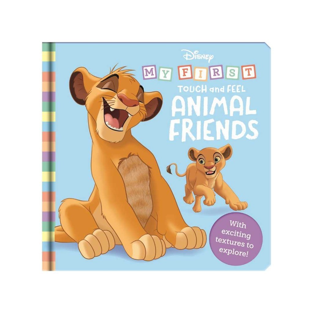 Disney My First Touch & Feel Friends With Animals Story Book For Kids ...
