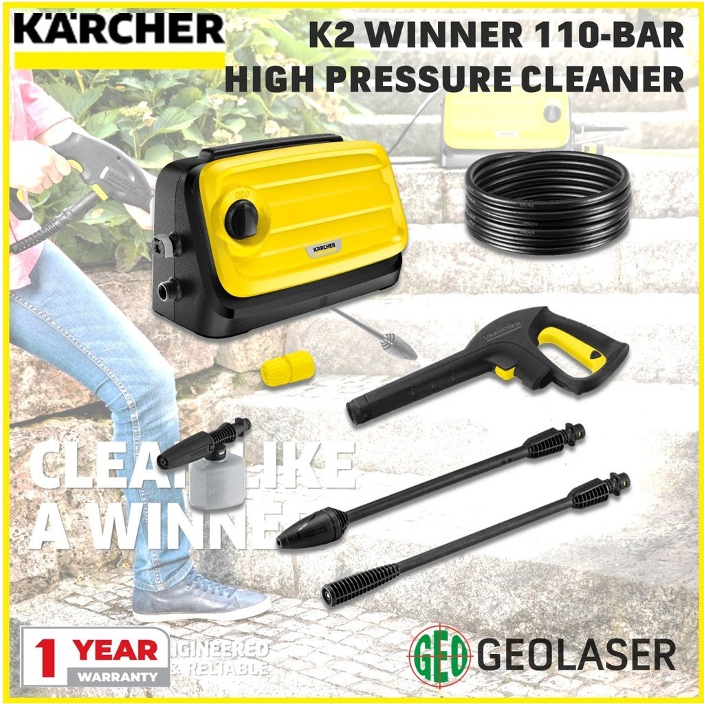 Karcher K2 Winner 110 Bar Portable High Pressure Cleaner | Shopee Malaysia