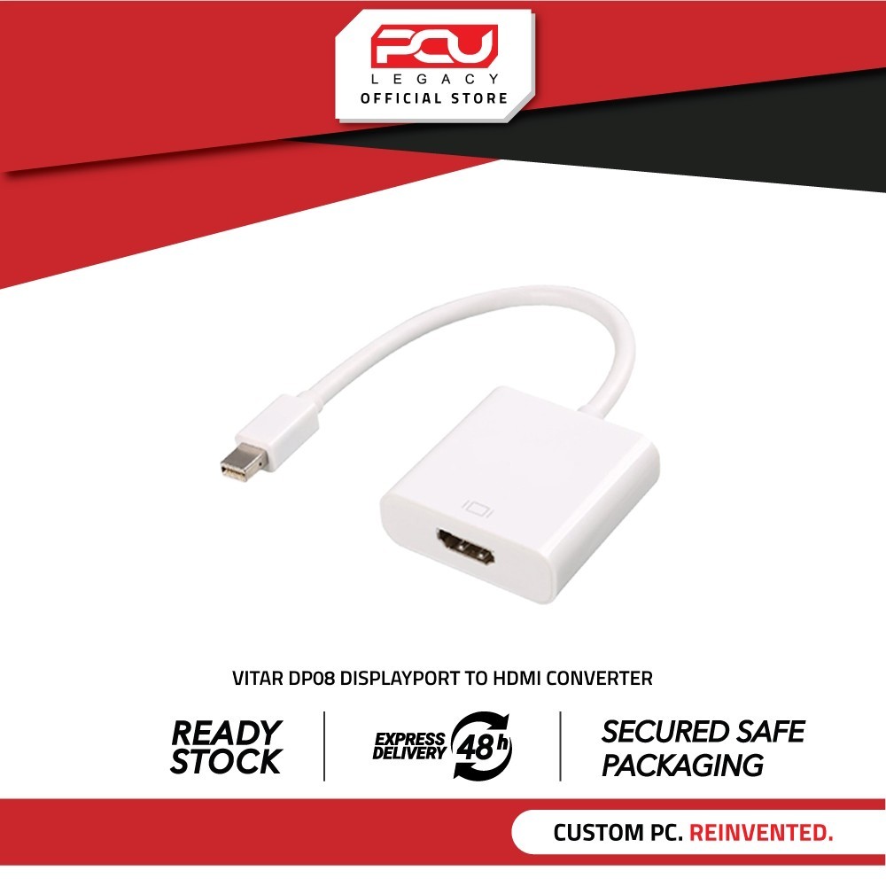 VITAR DP08 DISPLAYPORT TO HDMI CONVERTER | Shopee Malaysia