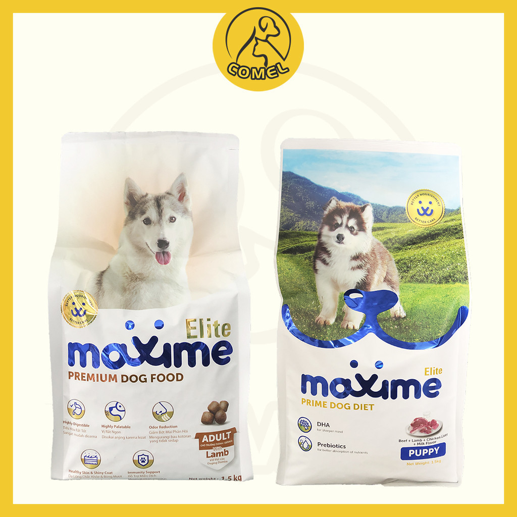 Maxime Elite Premium Dog Dry Food for Adult/Puppy 1.5kg | Shopee Malaysia
