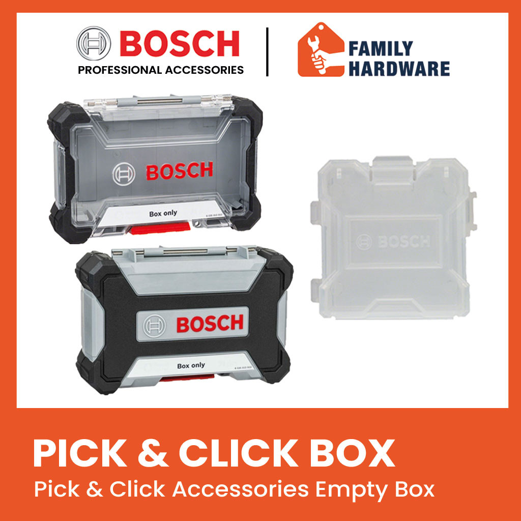 BOSCH Professional Pick and Click Empty Box Size S / M / L For All Pick ...