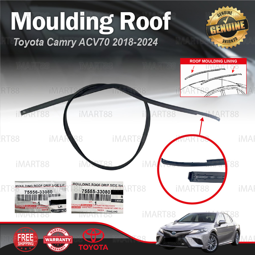 Original Moulding Roof Toyota Camry ACV70 2018 - 2024 Lining Rubber ...