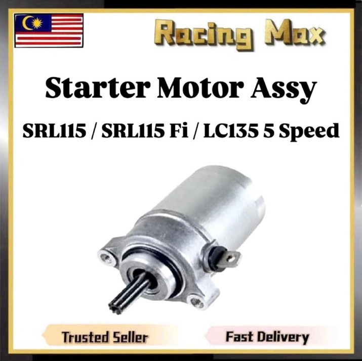 Starter Motor Assy Yamaha SRL115 SRL 115 Lagenda115 Carb / Fi / LC135 ...