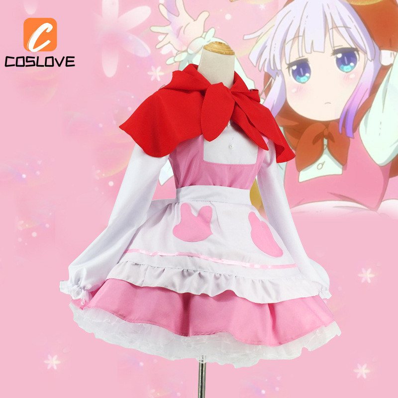 Anime Miss Kobayashi's Dragon Maid Kanna Kamui Cosplay Full Set Dress ...