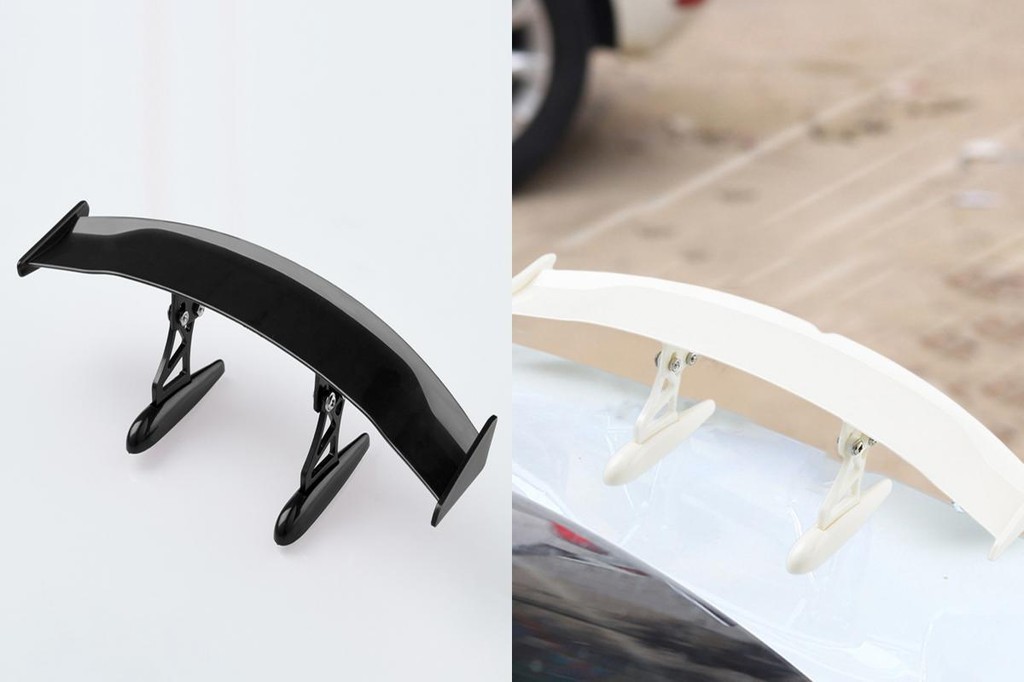 Car Tiny Tail Wing Carbon Fiber Texture Punch-free Universal Mini ...