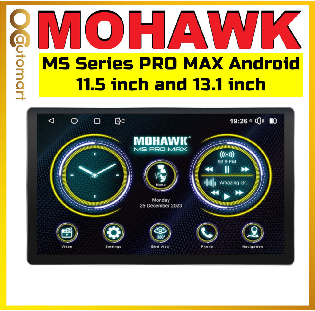 Mohawk MS Pro Max Series 11.5" or 13.1" Car Android player 2K ...
