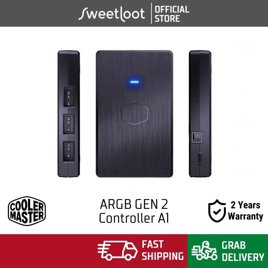 Cooler Master ARGB Gen 2 LED Controller A1 5V 3Pin Addressable RGB Hub ...