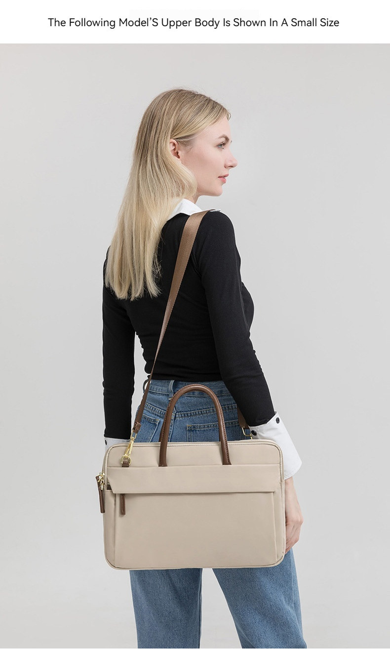 16-Inch Laptop Bag Women Hand-Held Tote Laptop Bag 2024 New Multi ...