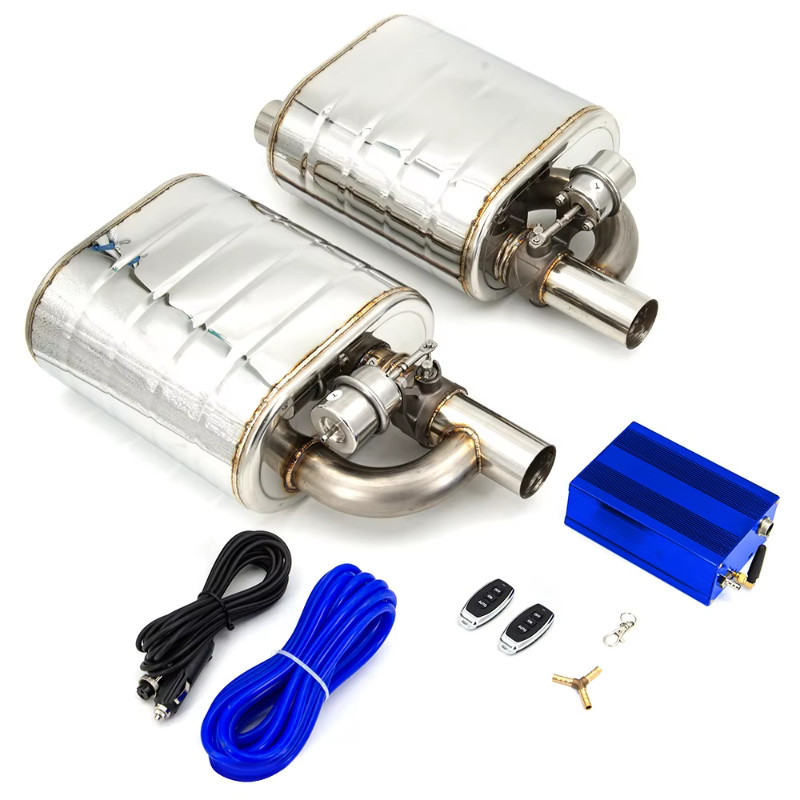 2/2.36/2.5/2.75/3 Inch Car Vacuum Exhaust Sounds Valve Muffler With ...