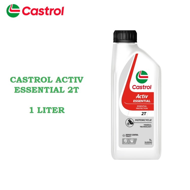 MINYAK CASTROL ACTIV ESSENTIAL 2T MINERAL (100% ORIGINAL) MINYAK HITAM ...