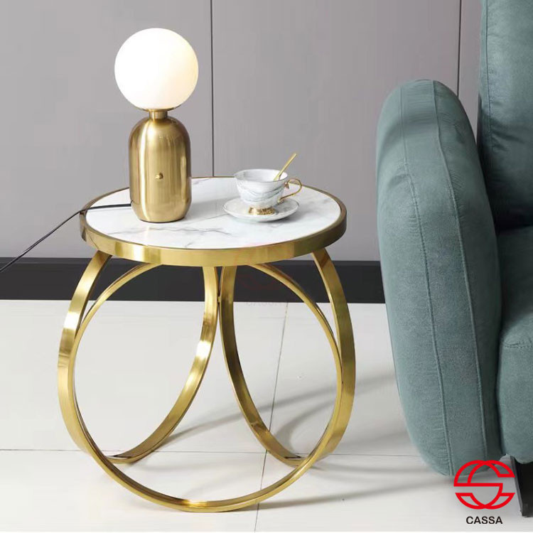 Cassa GOLD Living Hall Design Stainless Steel / Metal Leg Decorative ...