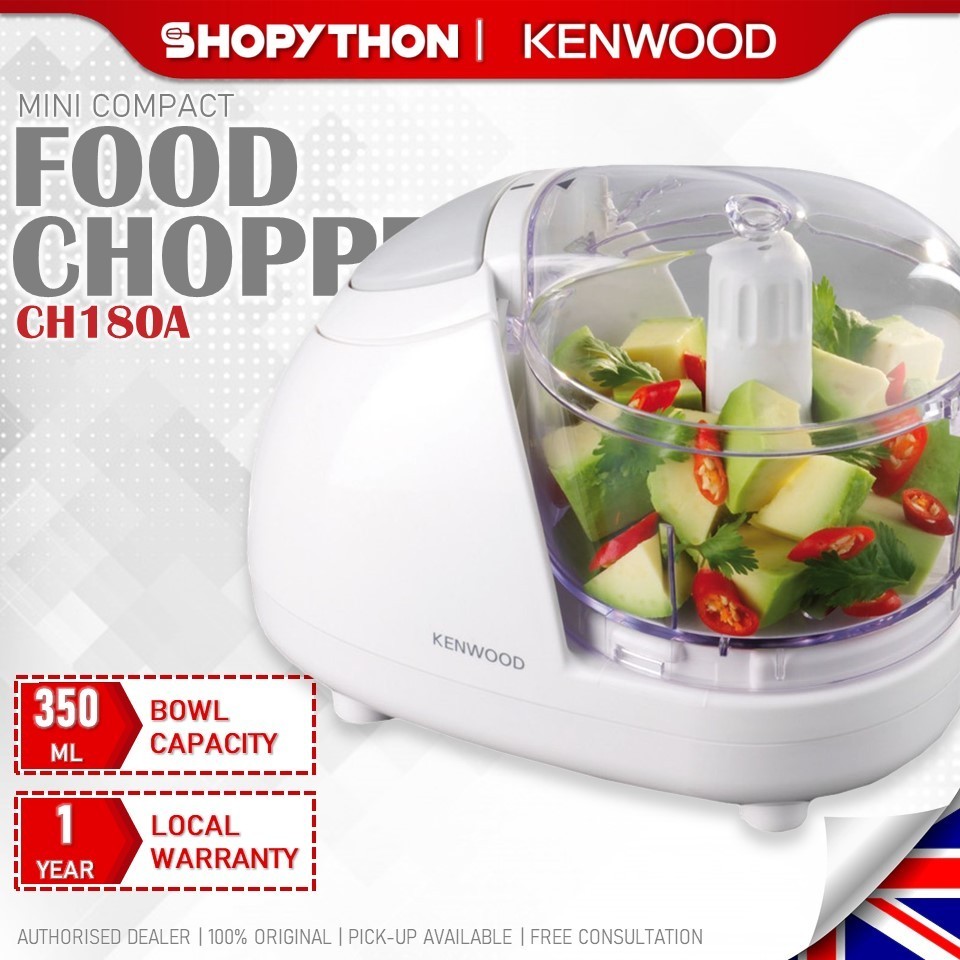 KENWOOD Mini Chopper CH180A (350ml/300W) Powerful Motor Food Processor ...